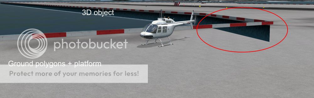 FSX - Elevated ground polygons, see through | FSDeveloper