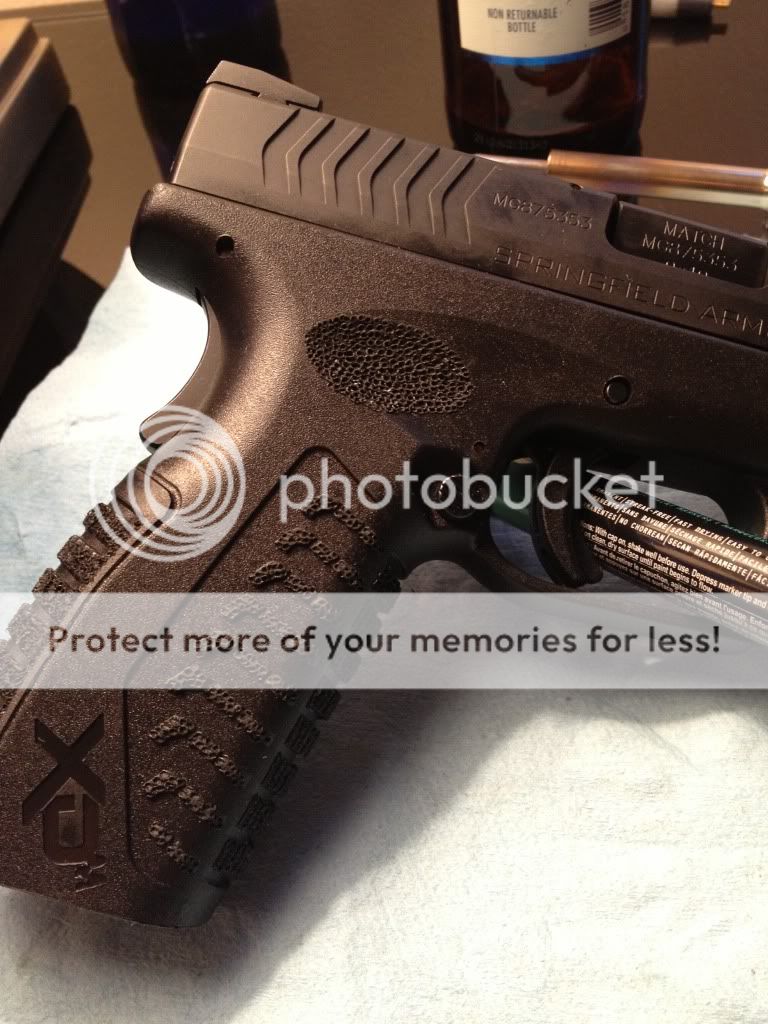 First mod to my xdm... grip stippling | Springfield XD Forum