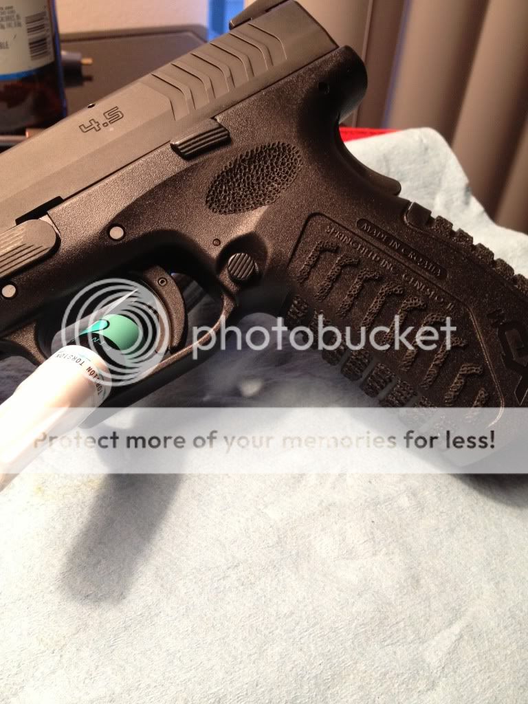First mod to my xdm... grip stippling | Springfield XD Forum